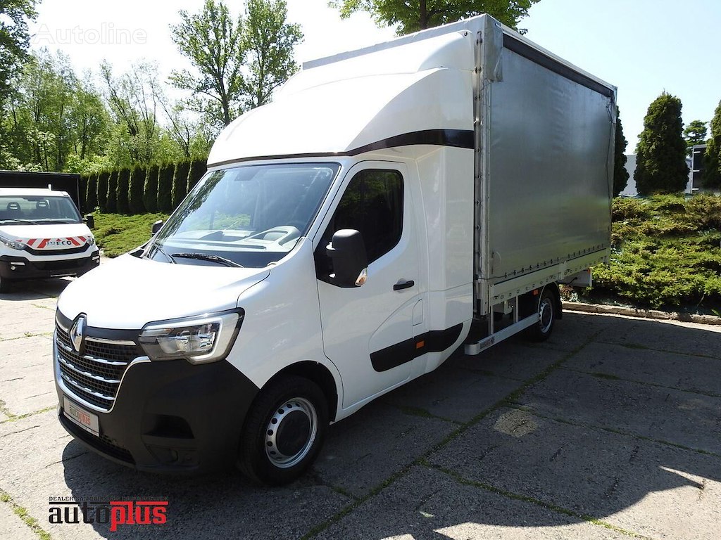 Renault MASTER PLANDEKA 8 PALET WEBASTO KLIMATYZACJA TEMPOMAT LEDY PNEUM kamion s ceradom