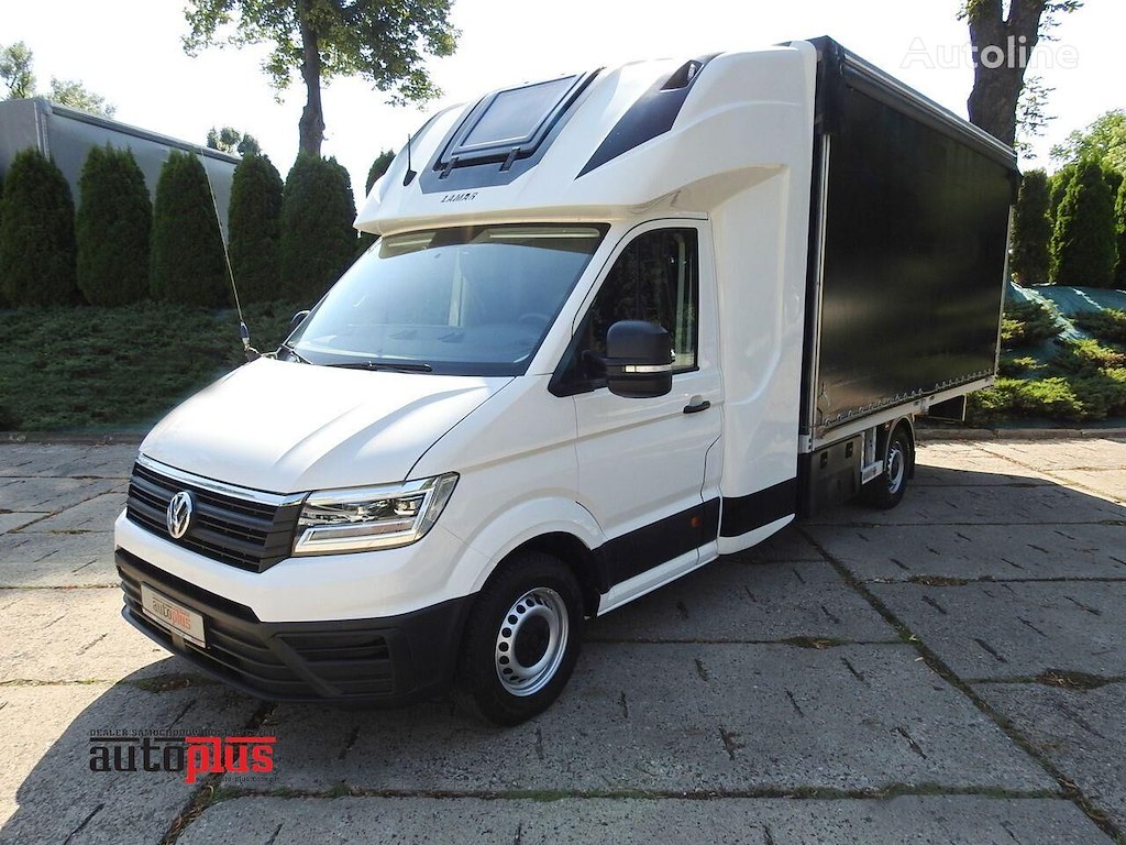 Volkswagen CRAFTER PLANDEKA 10 PALET WEBASTO KLIMATYZACJA TEMPOMAT LEDY PNE kamion s ceradom