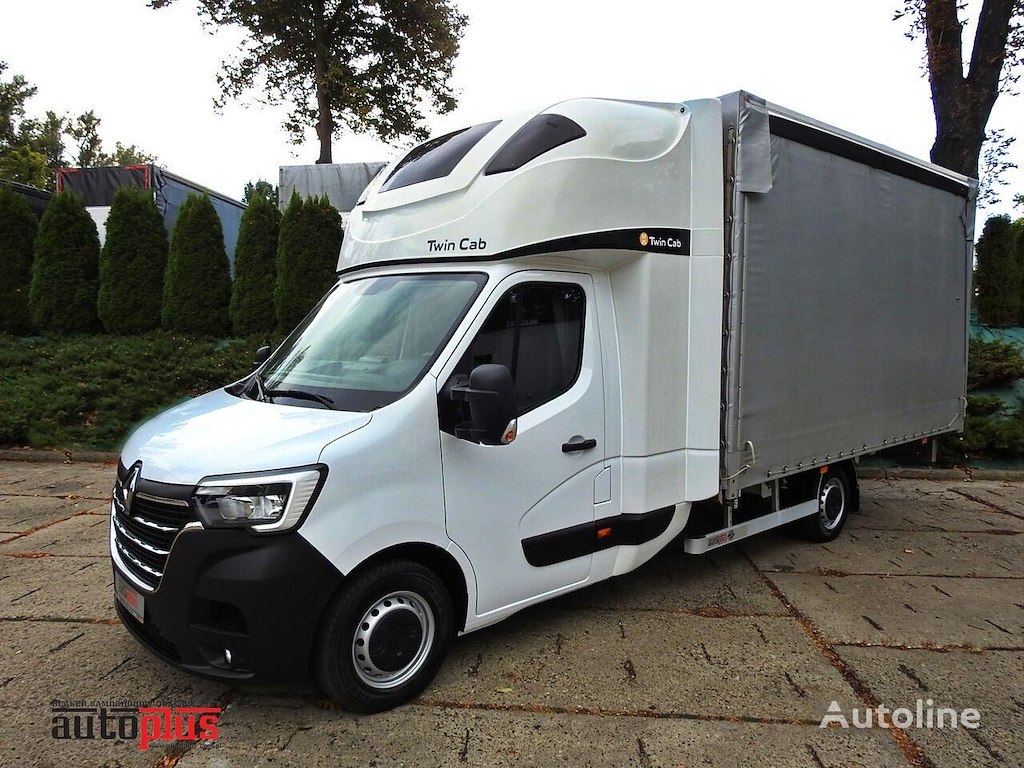 Renault MASTER PLANDEKA 10 PALET TEMPOMAT KLIMATYZACJA LEDY 165KM [ 672 kamion s ceradom