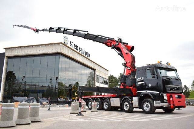 Volvo FH 540 10x4 FASSI 1950 FLY JIB 45 METERS ! WINCH kamion platforma