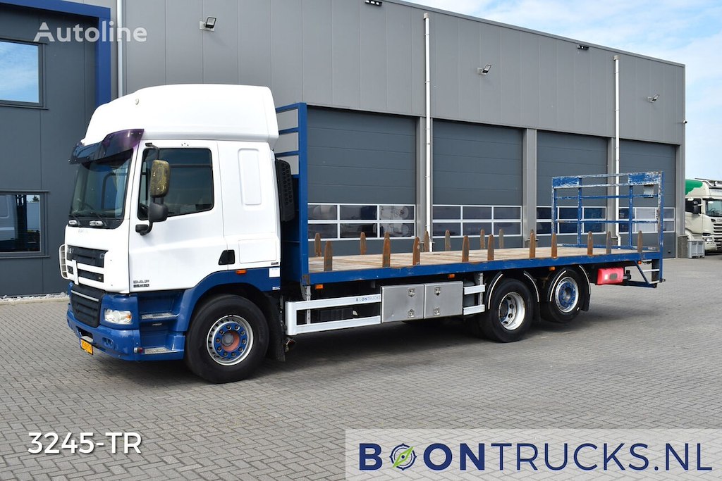 DAF CF85.410 6x2 | EURO5 * MANUAL * FORKLIFT CONN * LIFT AXLE * 778 kamion platforma