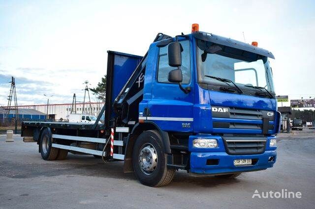 DAF CF 65 4x2 HIAB 144 EURO 5 KRAN CRANE kamion platforma