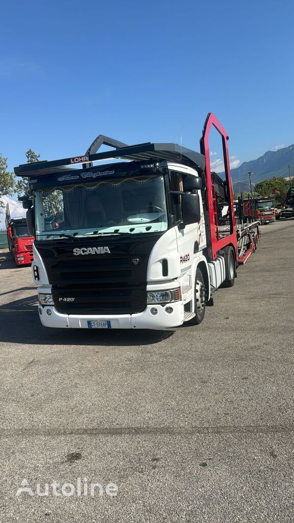 Scania P420 autotransporter + prikolica autotransportera