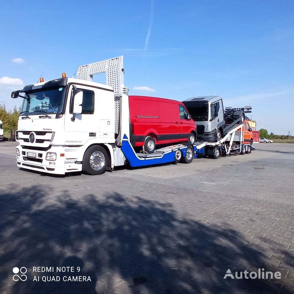 Mercedes-Benz ACTROS 1846 autotransporter + prikolica autotransportera