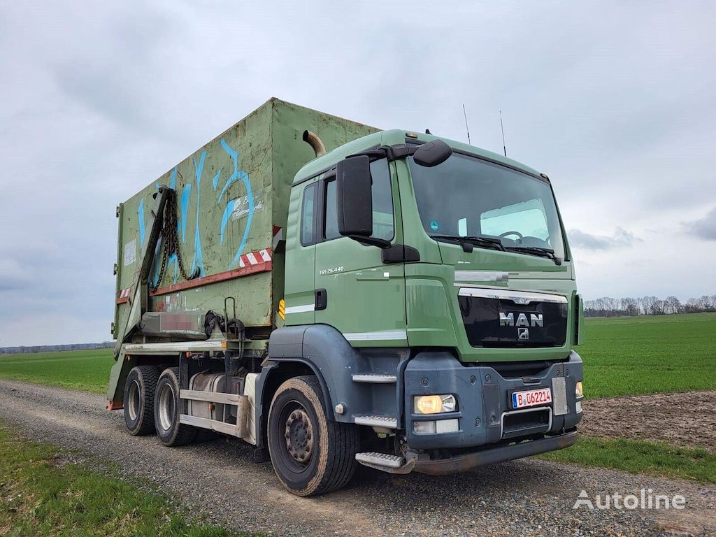 MAN TGS 26.440 6 X4 Gergen TAK 25 TD kamion autopodizač kontejnera