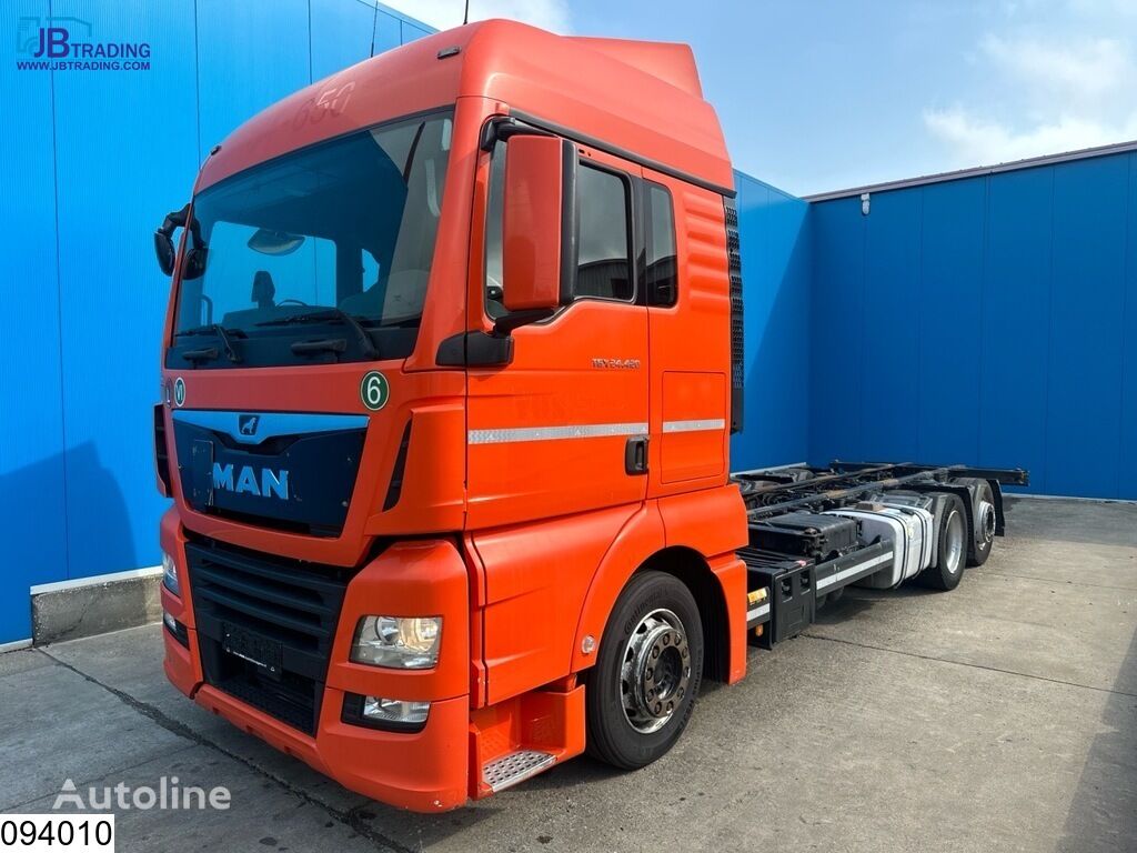 MAN TGX 24 420 EURO 6, Retarder, BDF vozilo za prevoz kontejnera