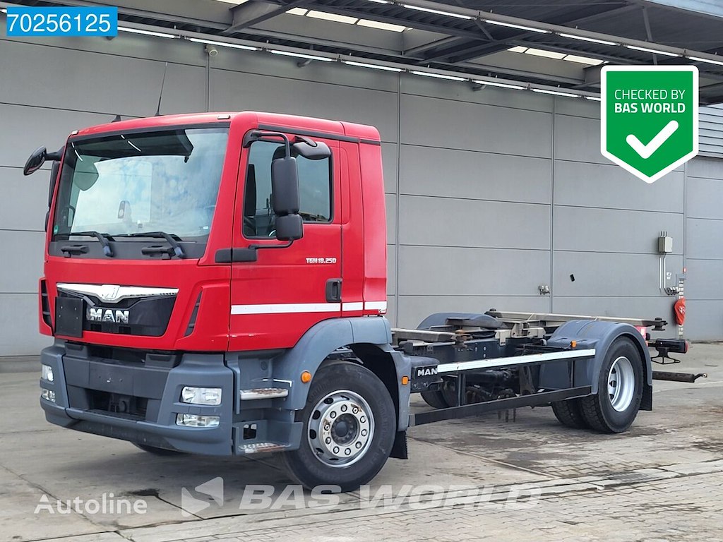 MAN TGM 18.250 4X2 ADR German Truck PTO Automatic Euro 6 vozilo za prevoz kontejnera