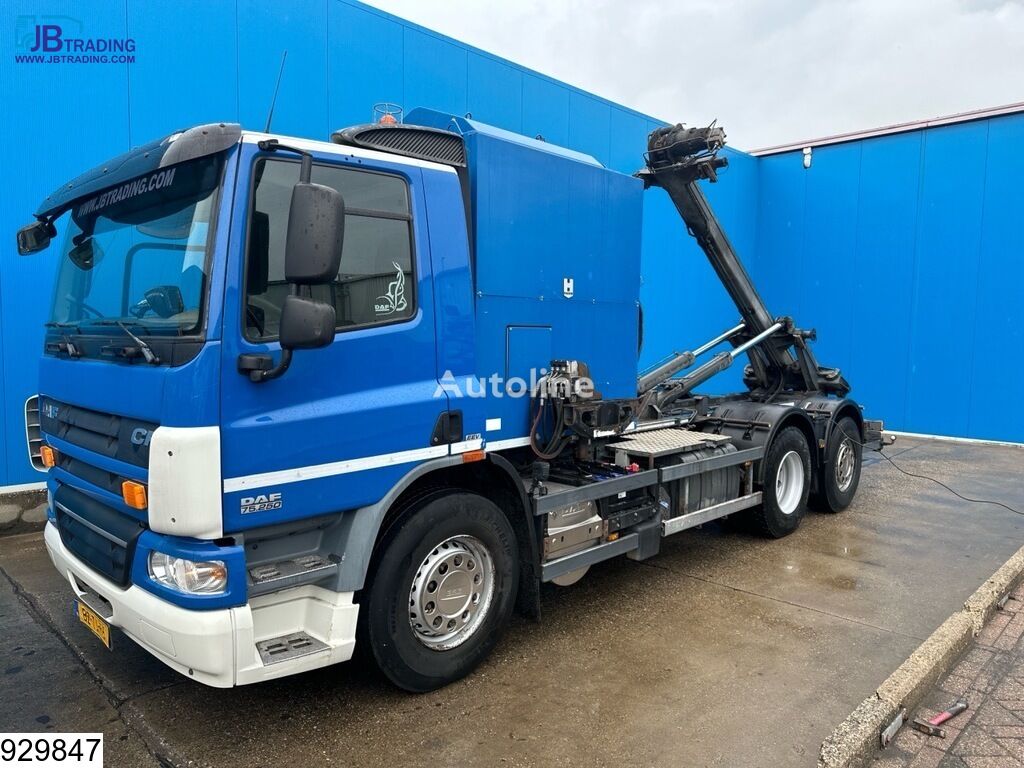 DAF 75 CF 250 6x2, Haller, EURO 5 EEV vozilo za prevoz kontejnera