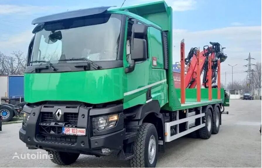 Novi Renault K520 6x4 Darus PALFINGER EPSILON Q150Z96 kamion za prevoz drva