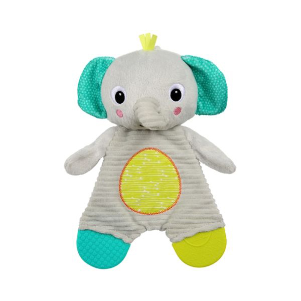 Kids II Bright Starts Glodalica za bebe Snuggle&Teethe Elephant 0m+ SKU12347