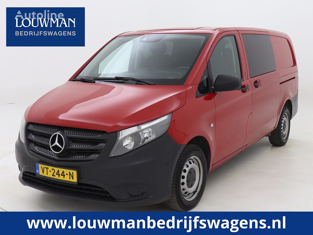 Mercedes-Benz Vito 114 CDI Lang Dubbele Cabine Navigatie Spoorassistent Automa minibus furgon