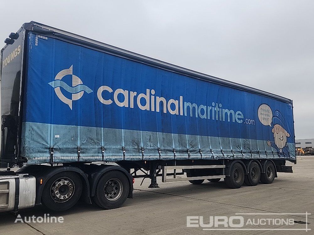 Prodaje se Montracon Tri Axle Curtainsider Trailer poluprikolicu sa kliznom ceradom na aukciji