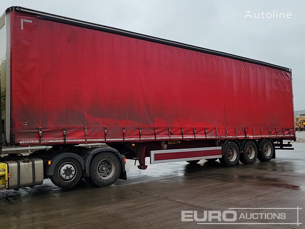 Prodaje se Don-Bur 2012 Don-Bur Tri Axle Curtainsider Trailer poluprikolicu sa kliznom ceradom na aukciji