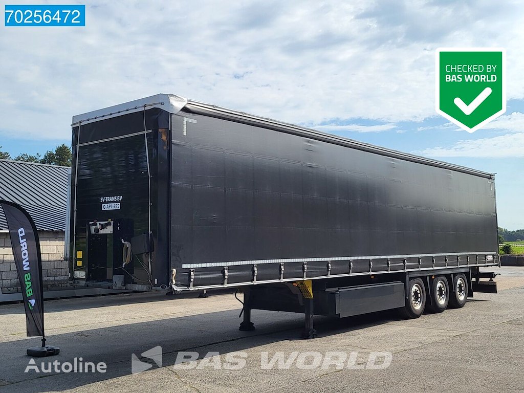 Schmitz Cargobull SCB*S3T 3 axles TUV 8-2024 Coil Edscha Palettenkasten Alcoa's Ti poluprikolica sa kliznom ceradom