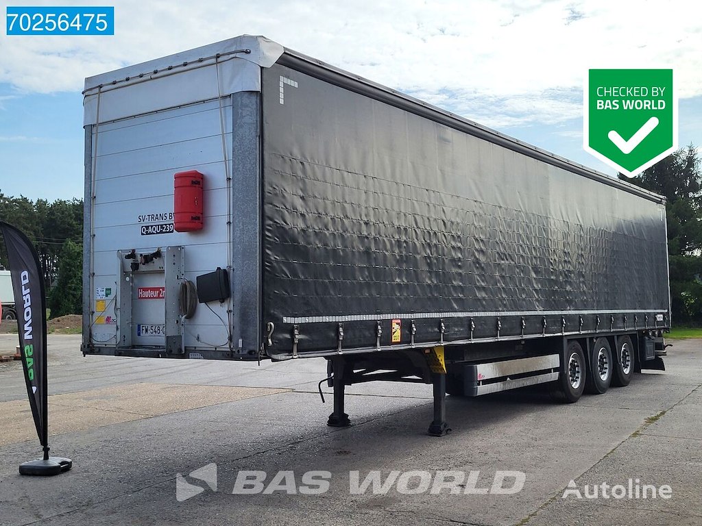 Schmitz Cargobull SCB*S3T 3 axles TUV 6-2025 2x Liftachse Edscha Coil Anti Vandali poluprikolica sa kliznom ceradom