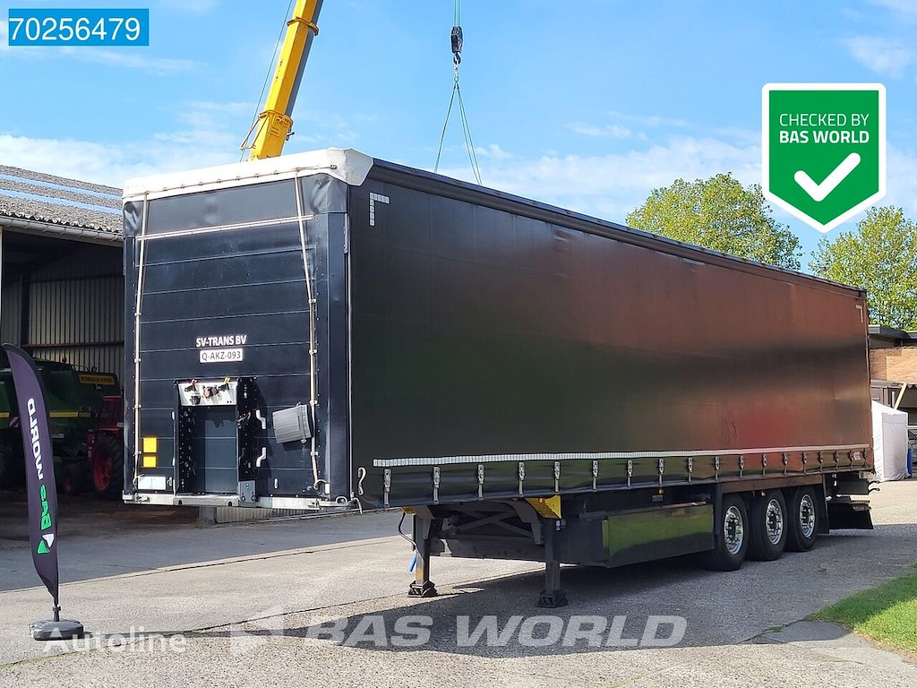 Schmitz Cargobull SCB*S3T 3 axles Liftachse Alcoa's Palettenkasten Edscha poluprikolica sa kliznom ceradom