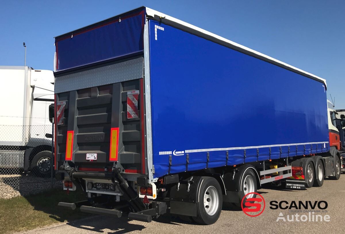 Hangler SZS-H380 27-pallers city gardintrailer med lift poluprikolica sa kliznom ceradom