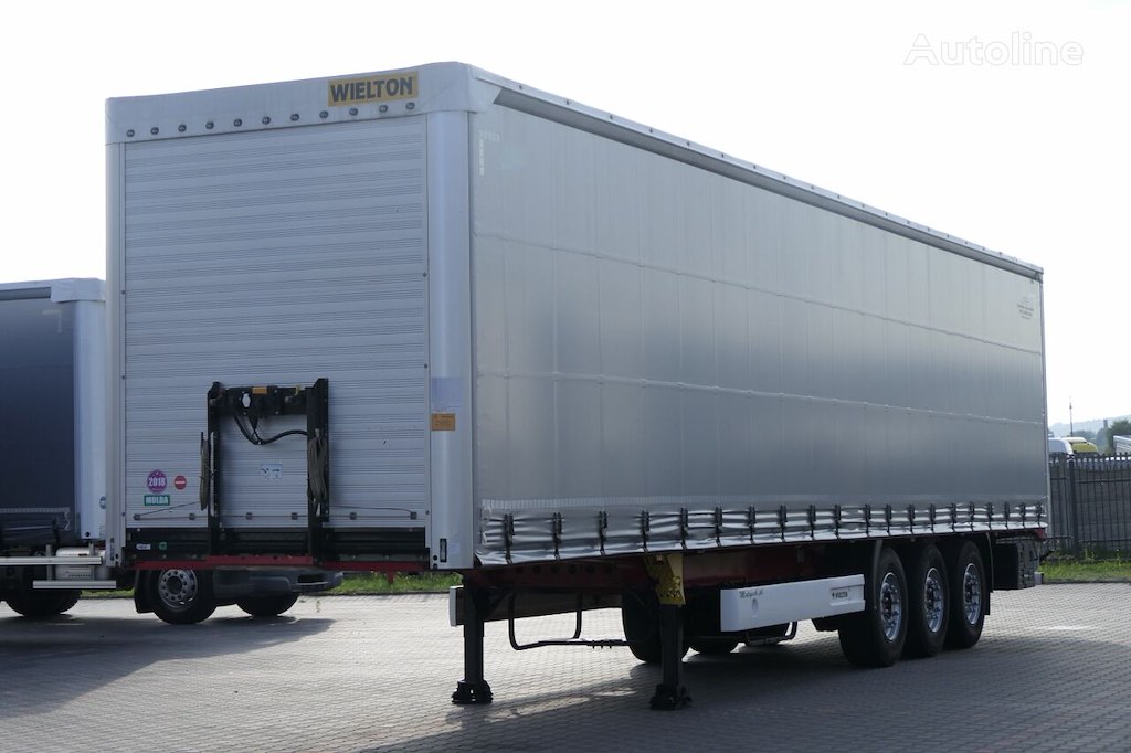 Wielton CURTAINSIDER / STANDARD / COILMULD- 9 M / LIFTED AXLE / poluprikolica sa kliznom ceradom