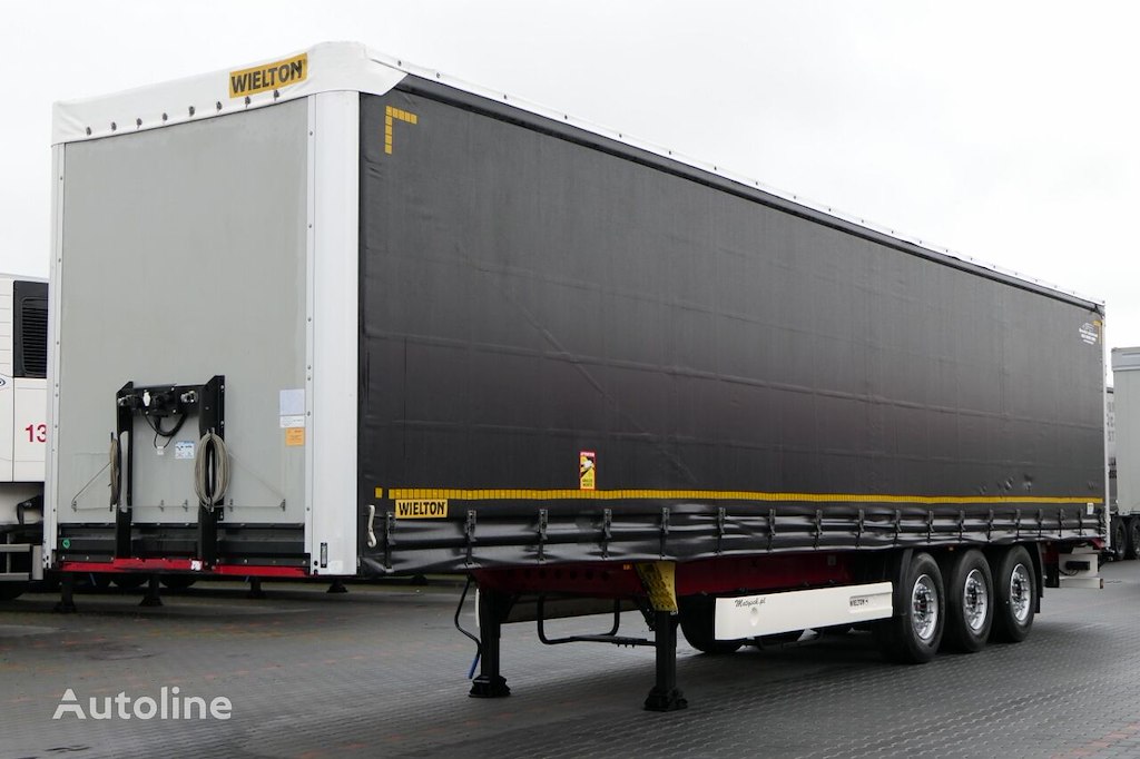 Wielton CURTAINSIDER / STADNARD / COILMULD - 9 M / LFITED AXLE / poluprikolica sa kliznom ceradom