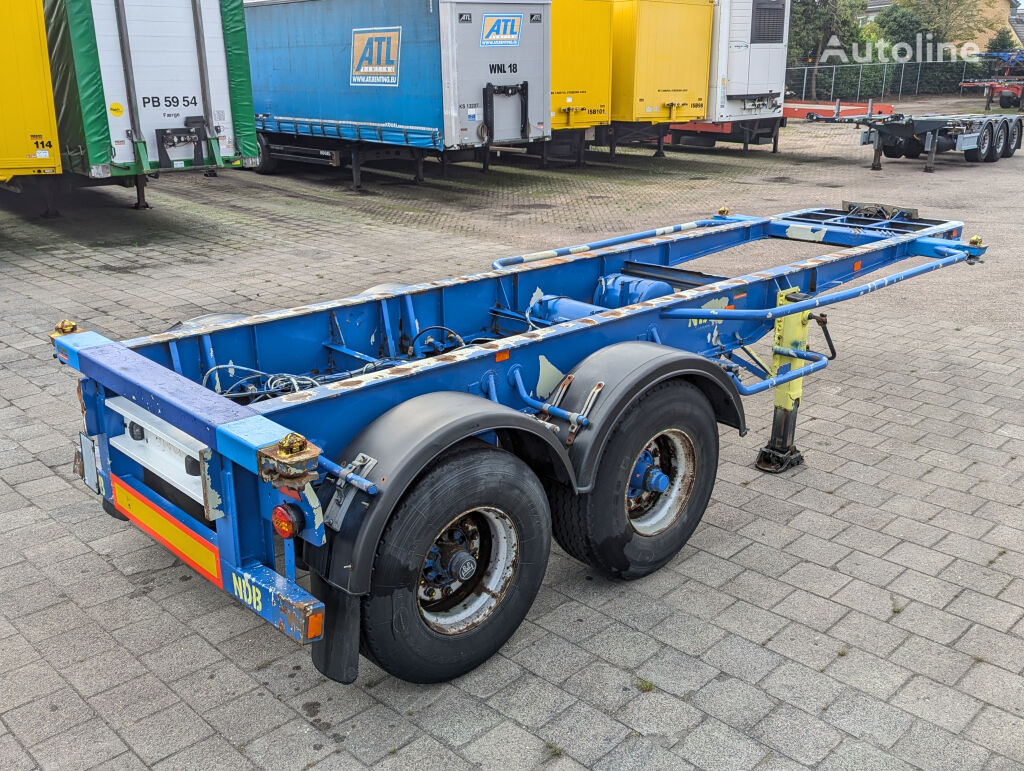 Schmitz Cargobull SCF 20 LN 2-Assen BPW - Trommelremmen - Luchtvering - 20FT (O192 poluprikolica za prevoz kontejnera