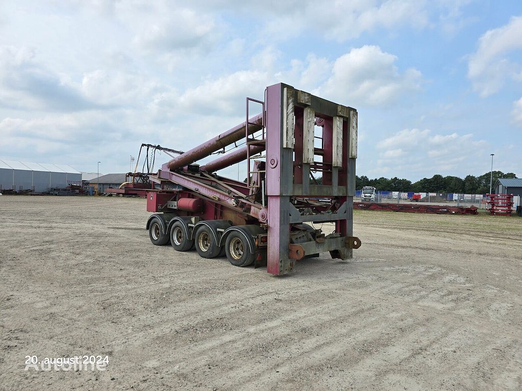 KLC Interdolly 4 axle poluprikolica za prevoz kontejnera