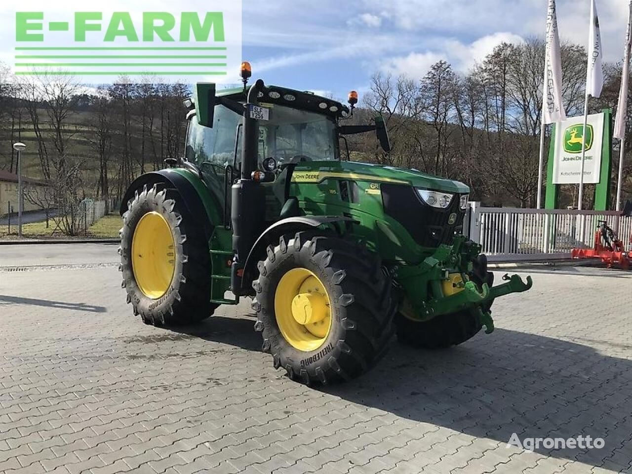 John Deere 6r 185 traktor točkaš