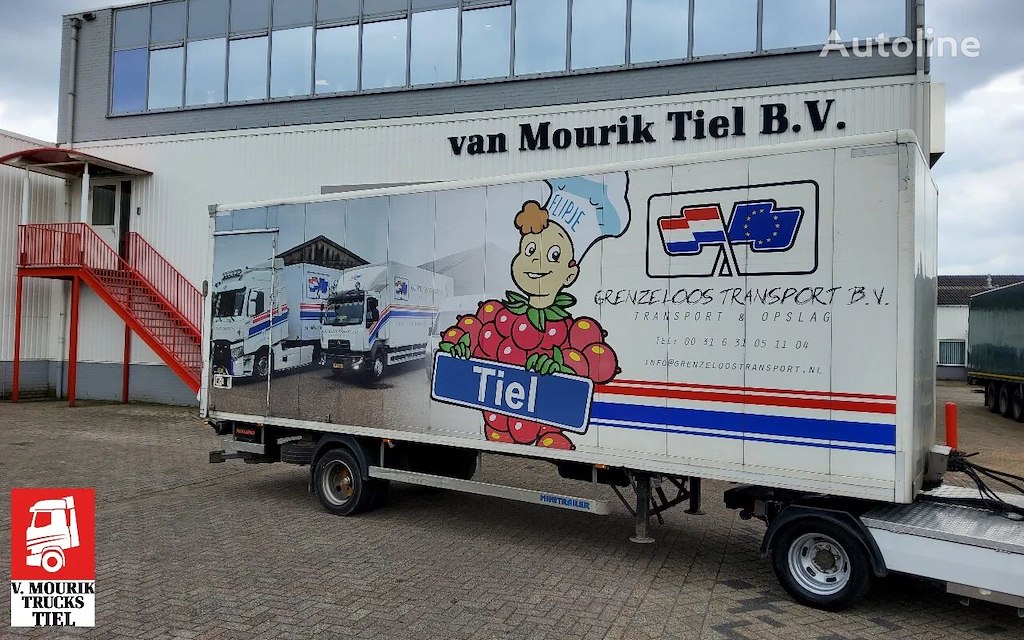 Vergauwe BE TRAILER + NIEUWE AS - LENGTE 7.4 METER - OR-93-GH furgon poluprikolica