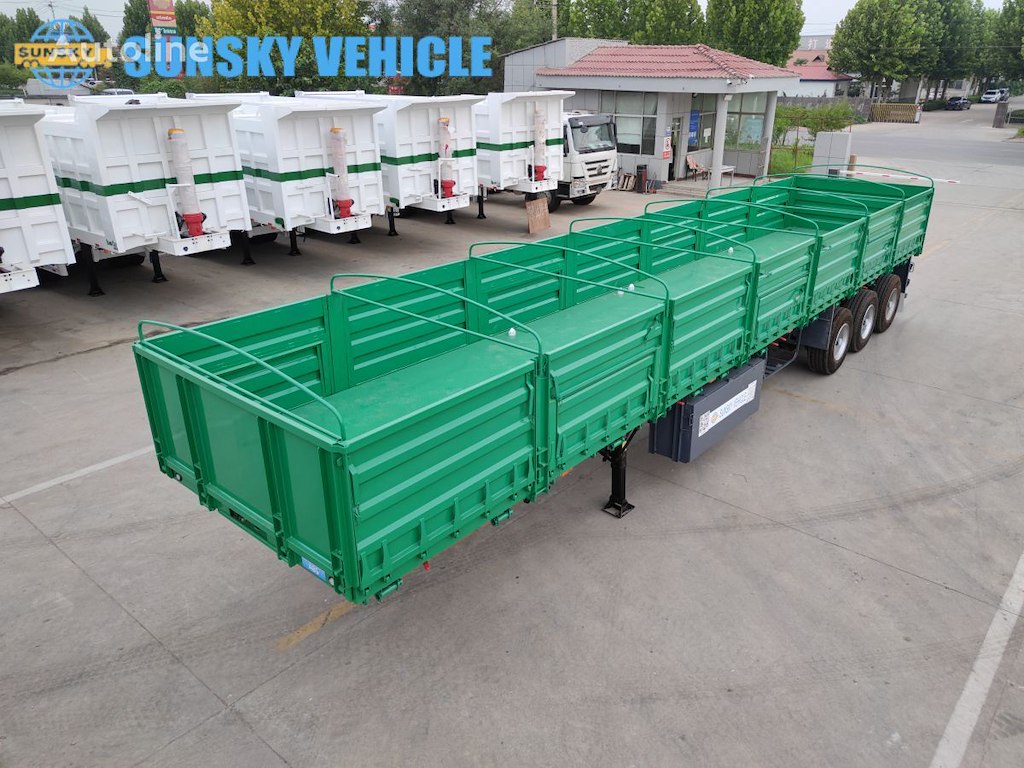 Nova Henred type13M dropside semi trailer poluprikolica sa ravnom platformom