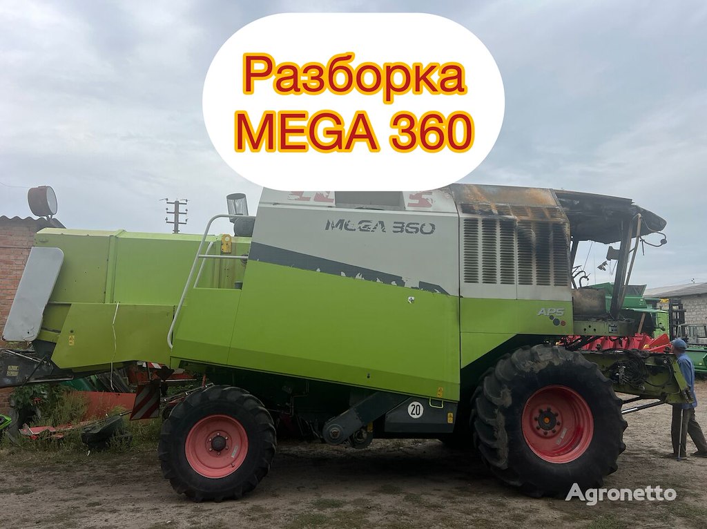 Claas Mega 360 RAZBORKA kombajn za žito po rezervnim delovima