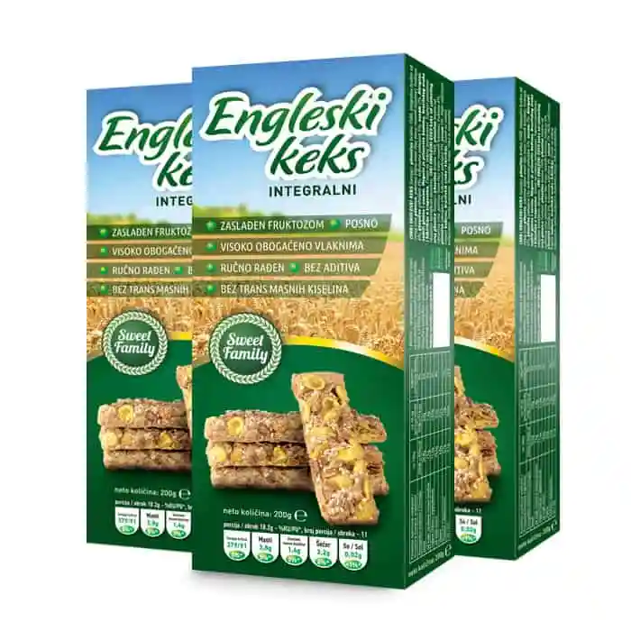 Engleski keks 3x200gr