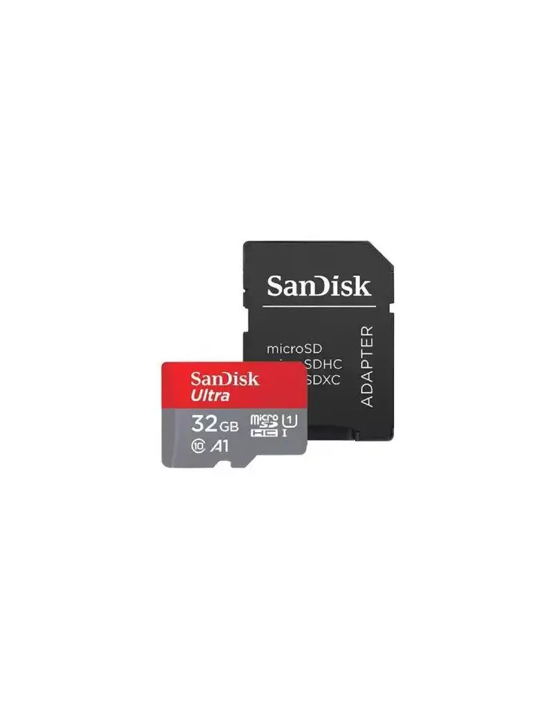 Micro SD 32GB SanDisk Ultra + adapter SDSQUA4-032G-GN6MA