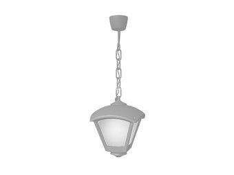 Baštenska lampa visilica Dario 250 1xE27 IP55 Elmark 96DARIO250P/GR