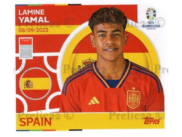 EURO 2024 Germany ESP 19  ESP19 Lamine Yamal