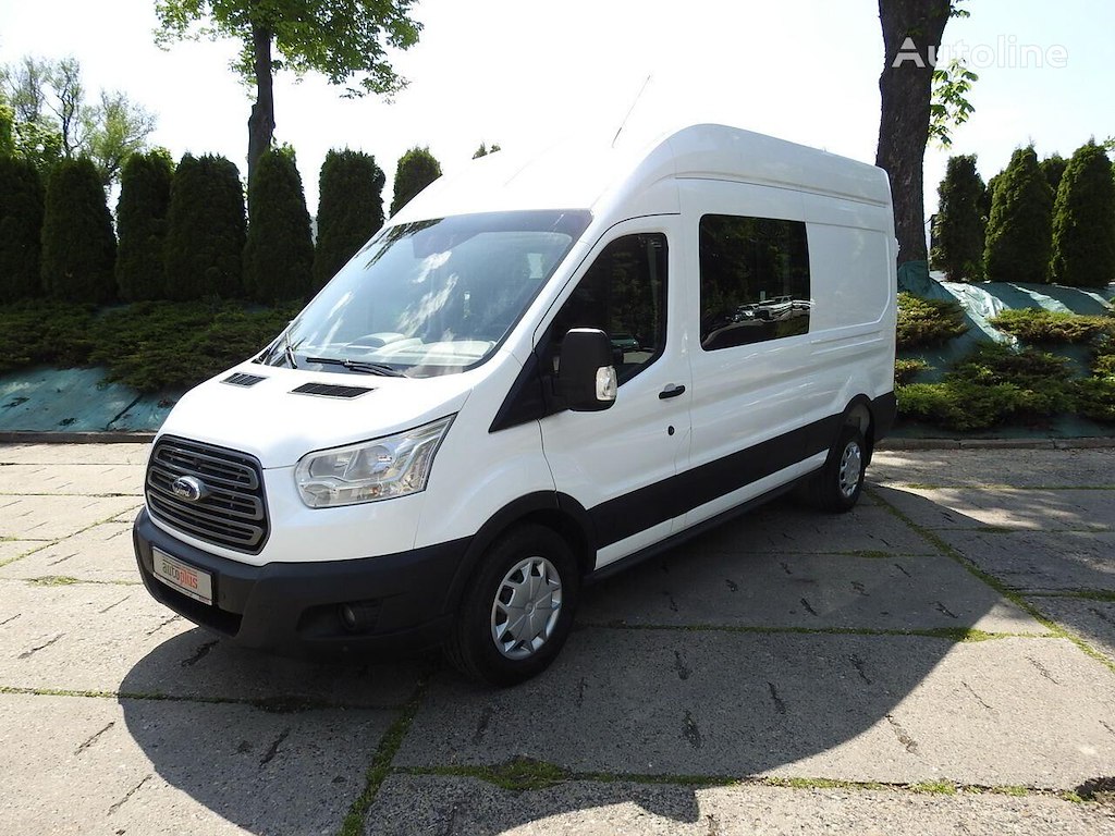 Ford TRANSIT FURGON BRYGADOWY 6 MIEJSC KLIMATYZACJA TEMPOMAT 130KM [ kombi minibus