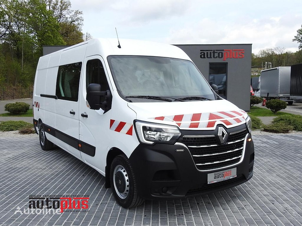 Renault MASTER FURGON BRYGADÓWKA 7 MIEJSCA TEMPOMAT KLIMATYZACJA LEDY 1 kombi minibus