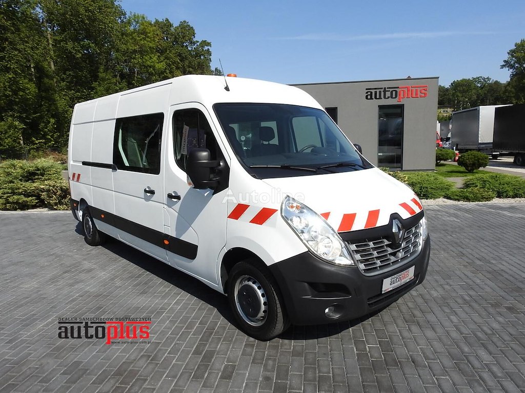 Renault MASTER FURGON BRYGADÓWKA 7 MIEJSC TEMPOMAT NAWIGACJA KLIMATYZAC kombi minibus