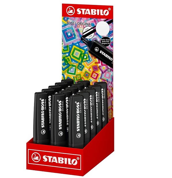 Display STABILO BOSS ORIGINAL Balck Marker 1/15