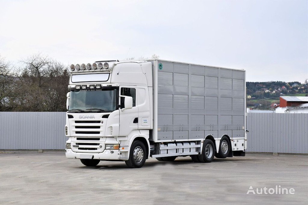 Scania R 500 TIERTRANSPORTWAGEN 7,10m / 4STOCK vozilo za prevoz konja