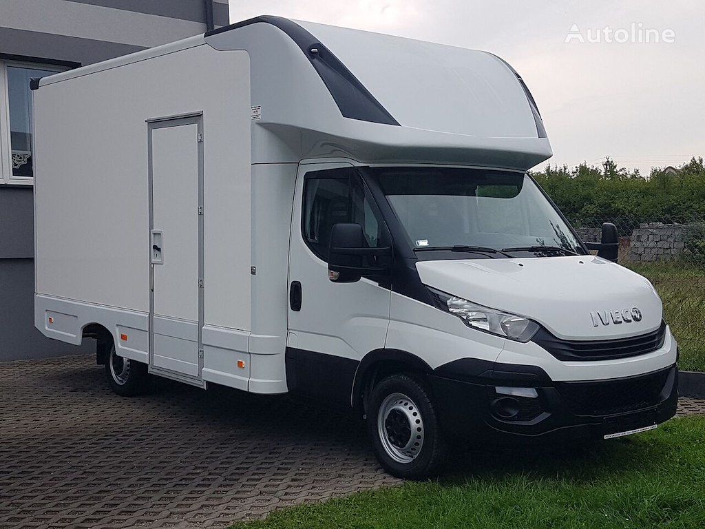 IVECO DAILY KONTENER NISKOPODŁOGOWY 4,31x2,24x2,43 SKLEP FOODTRUCK KON vozilo za prevoz konja