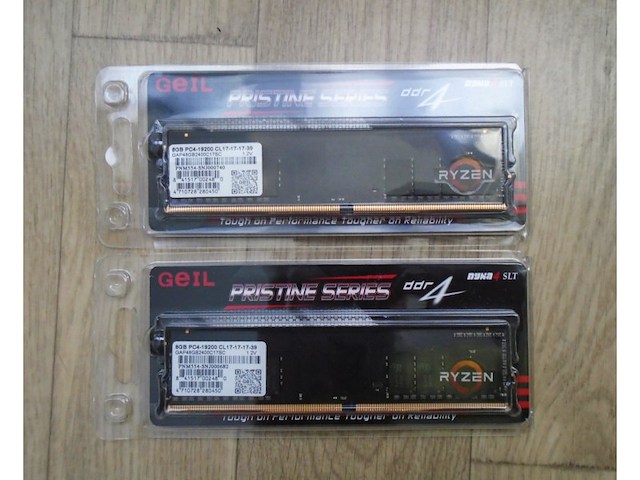 16GB (2x8) DDR4 2400Mhz Geil Pristine