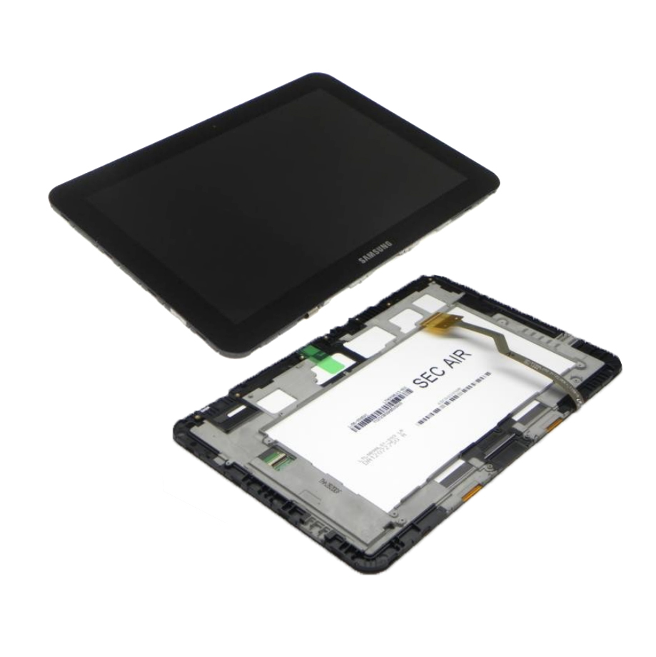 LCD Displej / ekran za Samsung P7320/Galaxy Tab 8.9+touch screen crni+frame Service Pack ORG