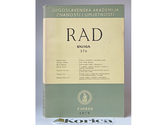 RAD JAZU Knjiga 376 (1979)