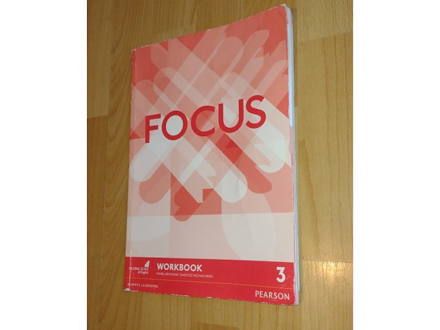 FOCUS 3 RADNA SVESKA ENGLESKI AKRONOLO PEARSON