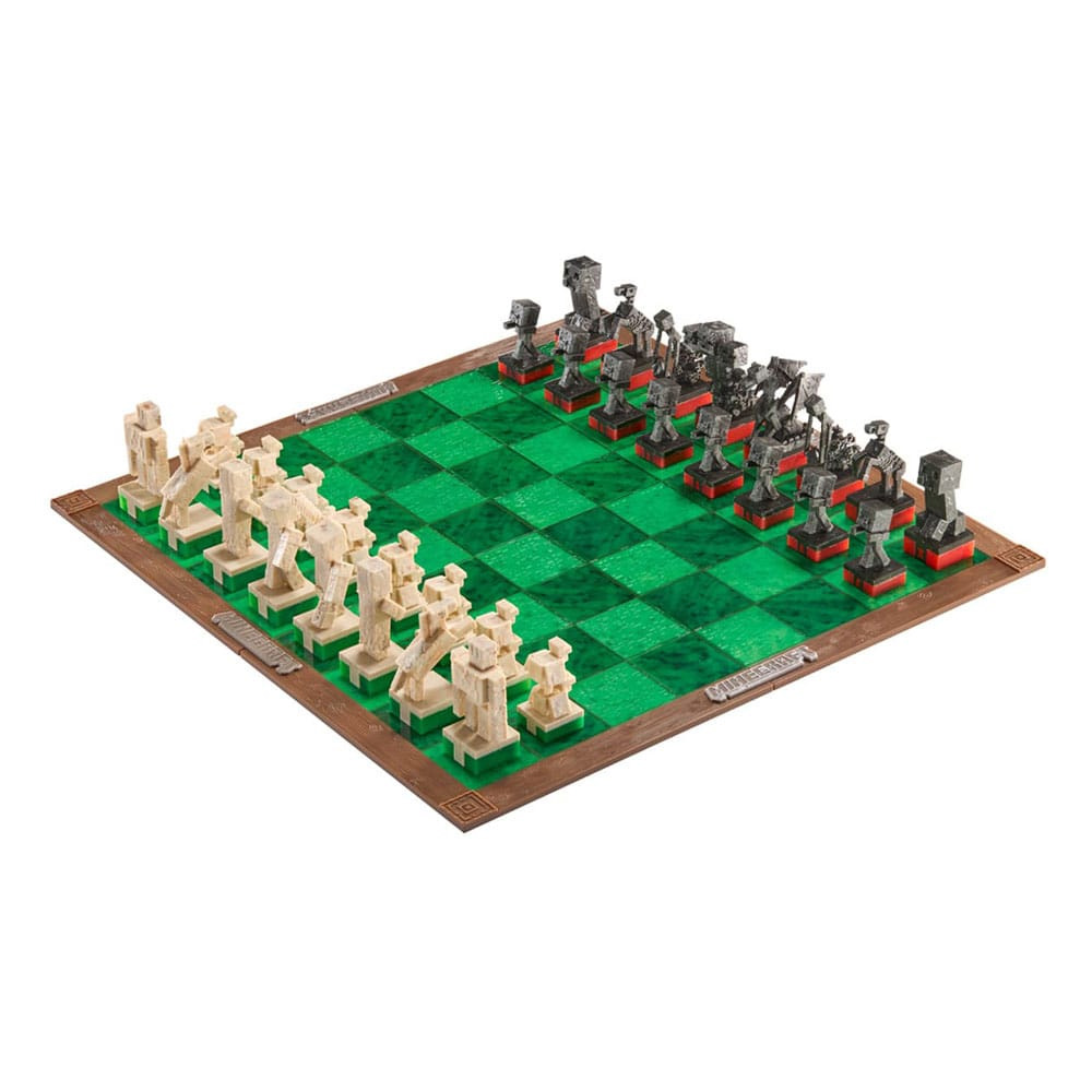 Minecraft - Overworld Heroes VS. Hostile Mobs Chess Set