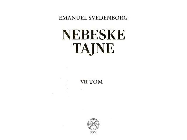 Nebeske tajne tom 7 - Emanuel Svedenborg