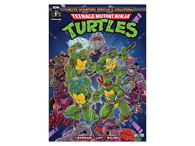 TMNT: Nove avanture heroja u oklopima 1 - Erik Barnam