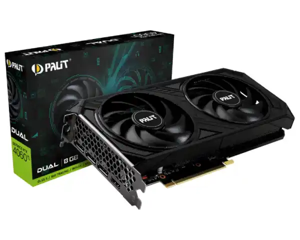 PALIT RTX4060Ti Dual 8GB GDDR6 128bit 3-DP HDMI (NE6406T019P1-1060D) grafička karta