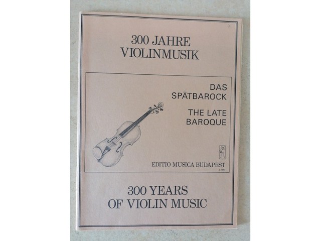 300 years of Violin music