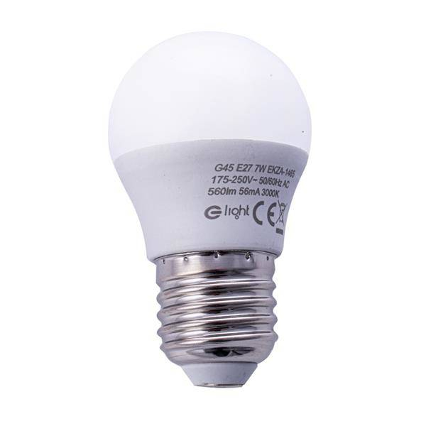 SIJALICA LED 7W E27 G45 3000K ECO ZUTA KUGLA