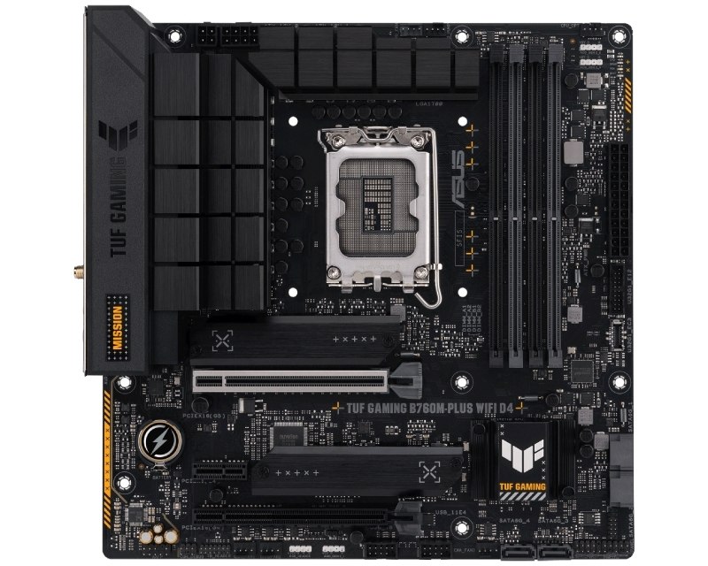 Matična ploča Asus TUF GAMING B760M-PLUS WIFI D4, Intel B760, LGA1700, mATXID EK000578463